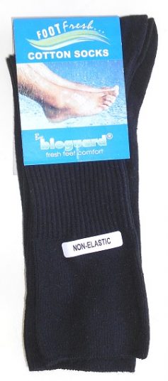 Standard “Black” Diabetic Non-Elastic Sock – Bioguard Socks